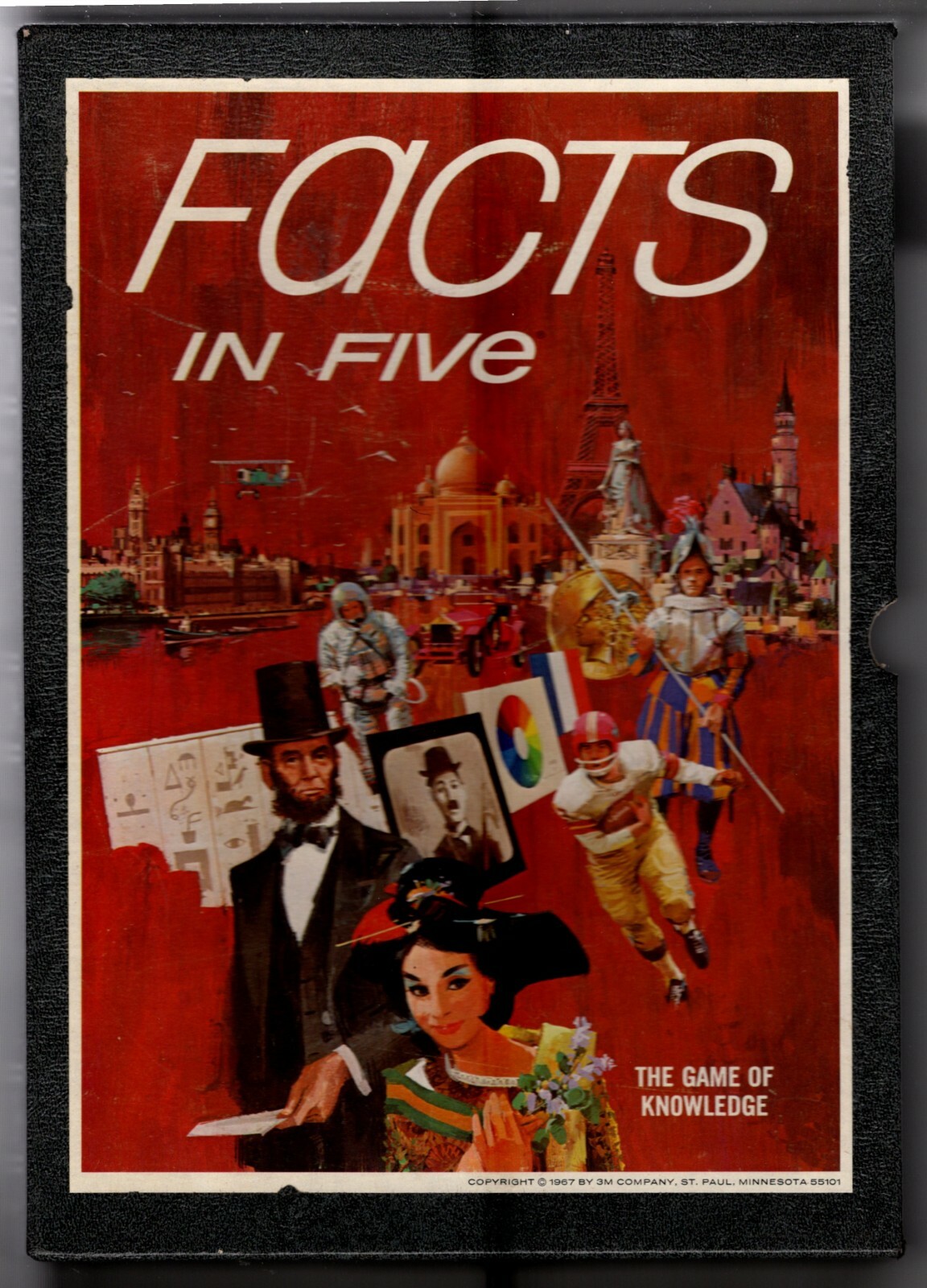 Vintage Facts In Five 1971 Board Card Game 3M Bookshelf Games | eBay