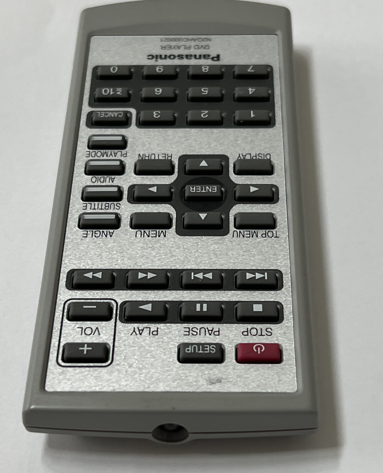 Panasonic N2QAHC000021 Original OEM DVD Player Remote Control Grey C2-3 ...