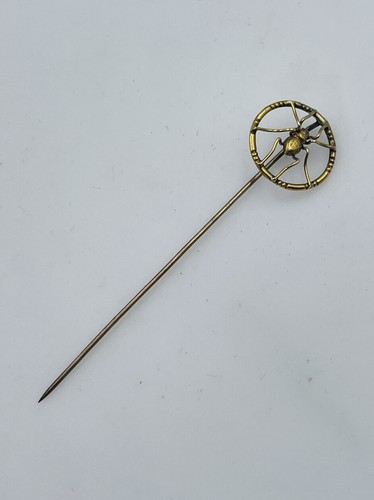 Antique Victorian 18k Yellow Gold Spider Stick Pin | eBay