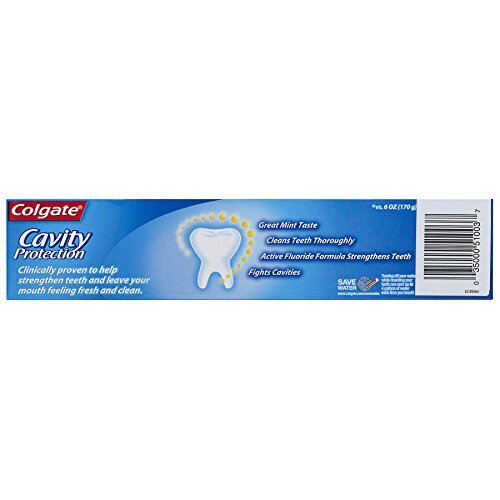 Colgate Cavity Protection Toothpaste with Fluoride, Great Regular ...