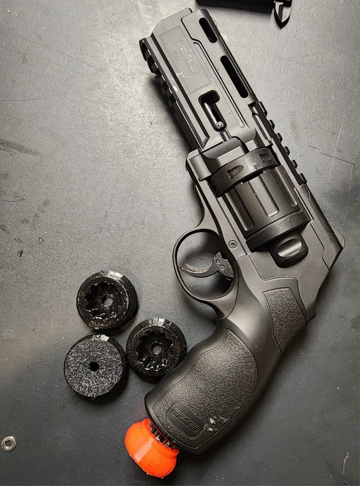 Punch Button for HDR50 TR50 Umarex Quick Pierce + Co2 removal, Black ...