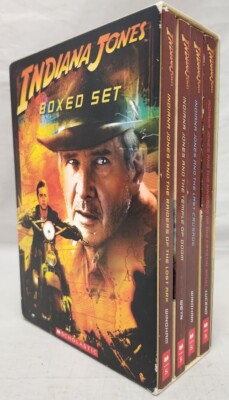 Indiana Jones 4 Boxed Set 2008- Last Crusade, Raiders, Temple Of Doom ...