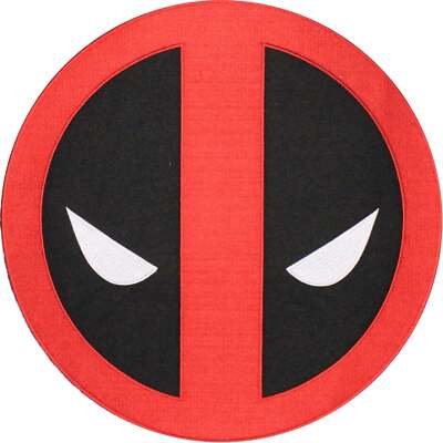 Marvel Universe X-Men Comics Deadpool Logo Iron on Large Applique Patch ...