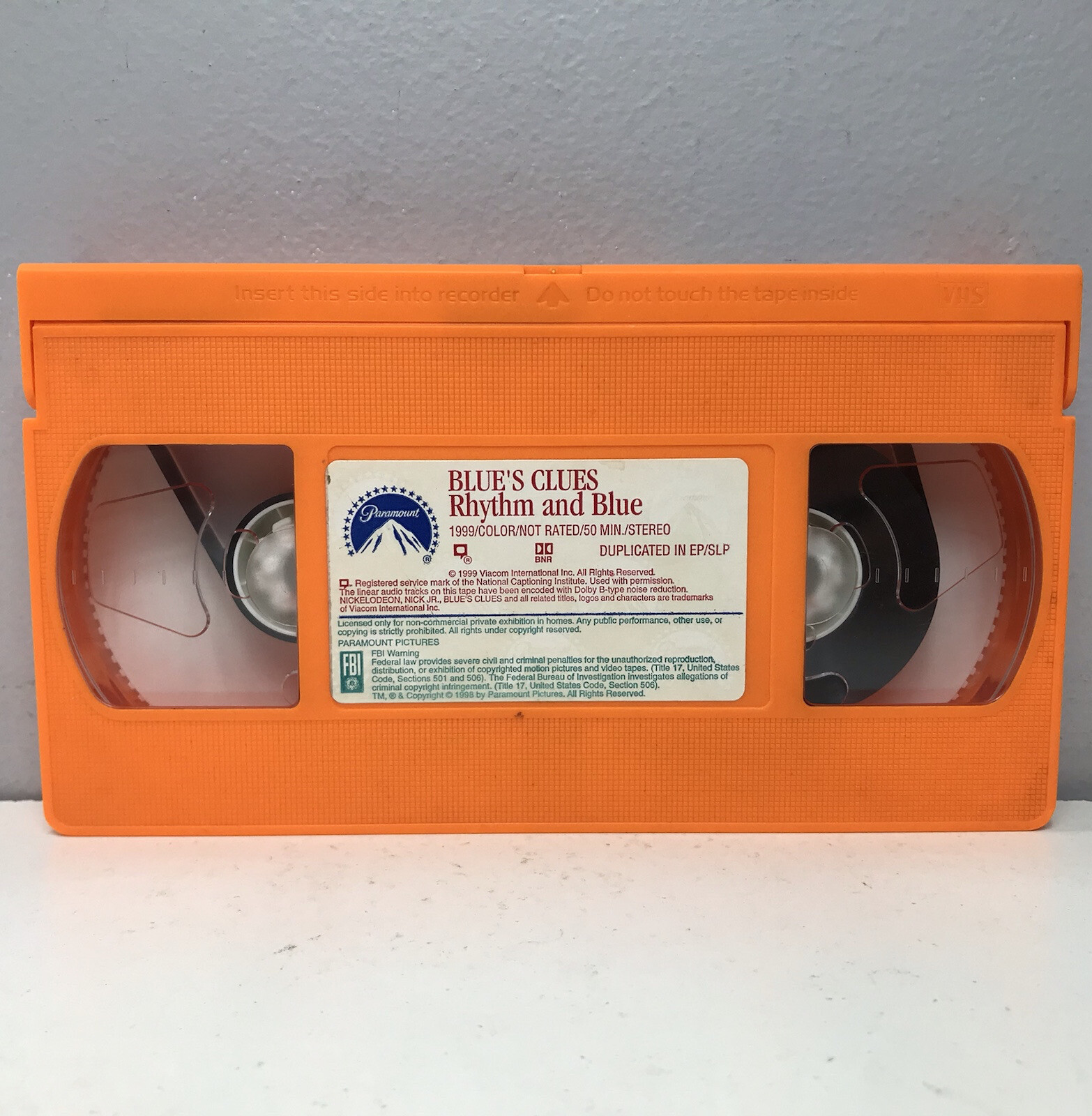 Nick Jr Blue’s Clues Rhythm & Blue VHS | Grelly USA