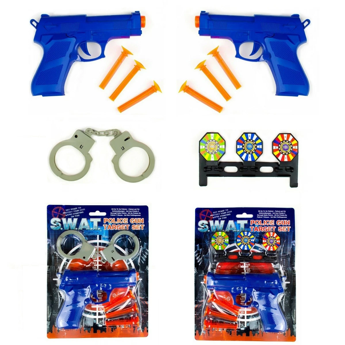Handcuffs Toys Guns
