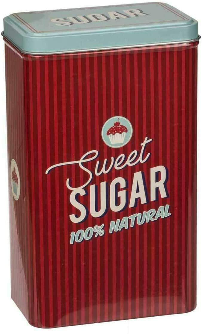 3pc Retro Rectangular Tea Coffee Sugar Kitchen Storage Canister Pot ...