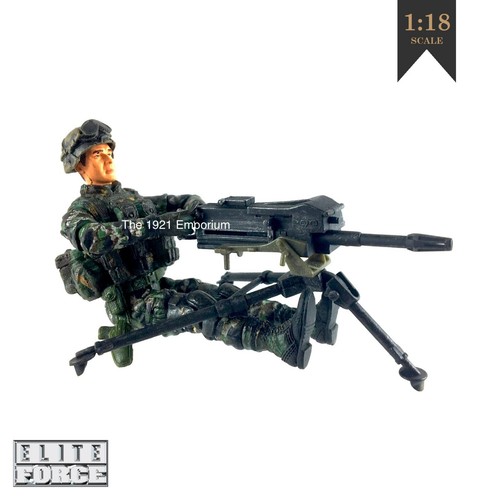 1:18 Blue Box Toys BBi Elite Force Modern US Marine Mk 19 Gunner Figure ...