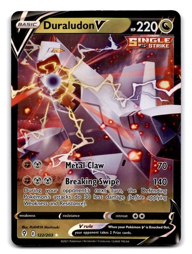 Duraludon V #122/203 Pokemon Card Evolving Skies Ultra Rare | eBay