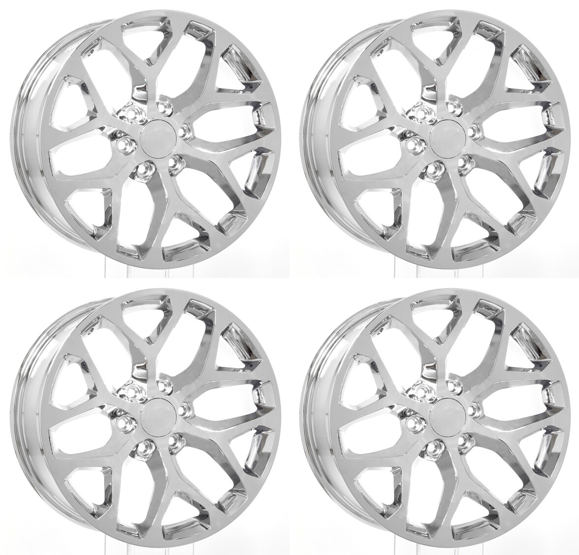 Dodge 20" Chrome Snowflake Wheels For 2019-25 Ram 1500 Laramie Limited ...