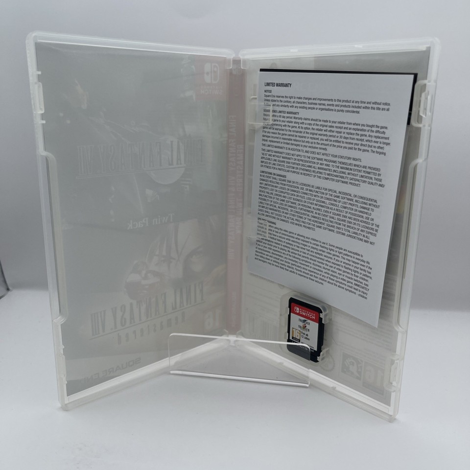 Final Fantasy VII and VIII Remastered Twin Pack - Nintendo Switch - CIB ...