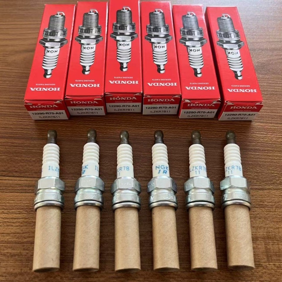 6PCS Genuine OEM NGK Iridium Spark Plugs For Honda 12290-R70-A01 ...