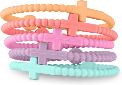 Ryan & Rose Jesus Bracelets - Cross Silicone Bracelet Medium, Vibe | eBay