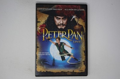 Peter Pan Live! DVD Christopher Walken Allison Williams 25192263712| eBay
