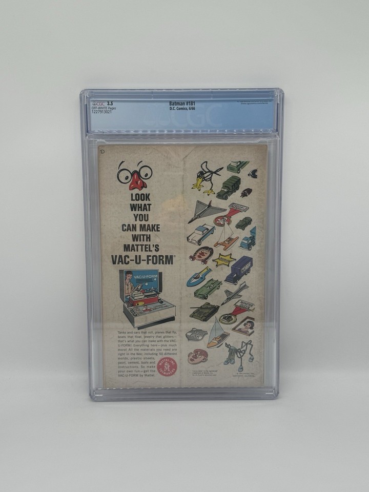 Batman #181 (DC Comics June 1966) CGC 3.5 1st App Poison Ivy | eBay
