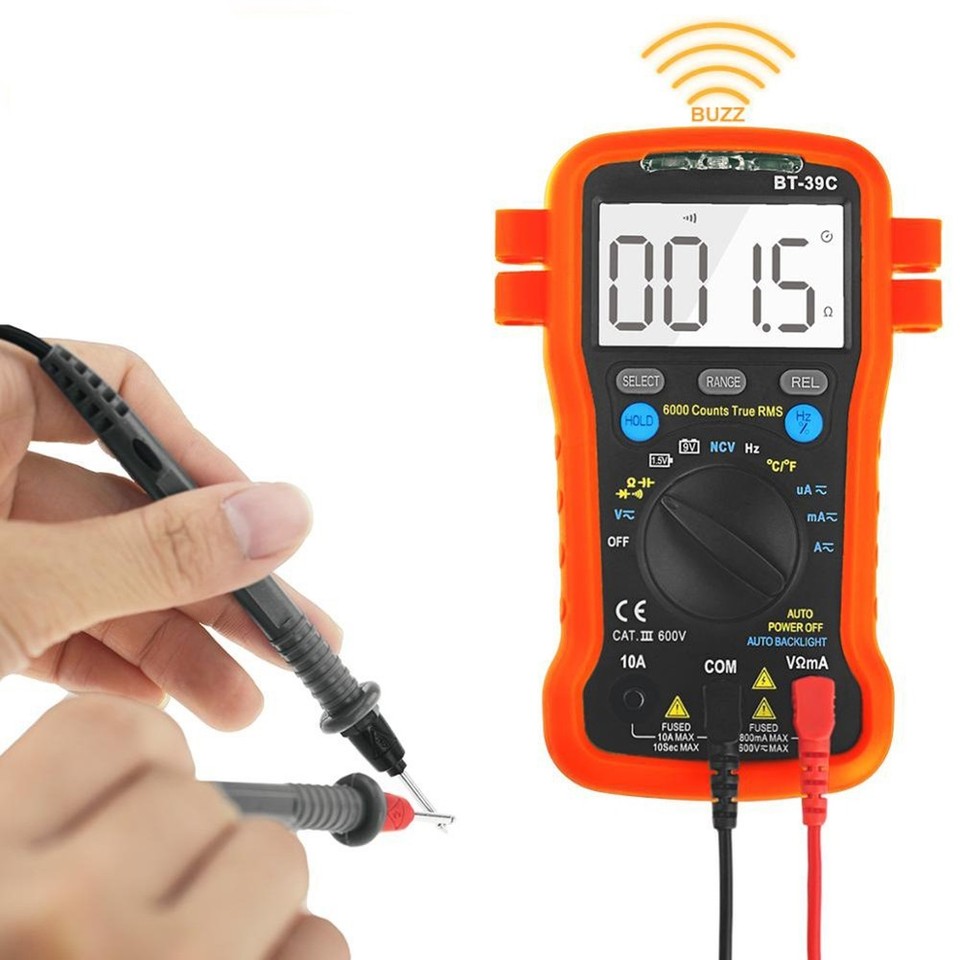 Auto Range Multimeter Digital Display with Backlight for Electrical ...