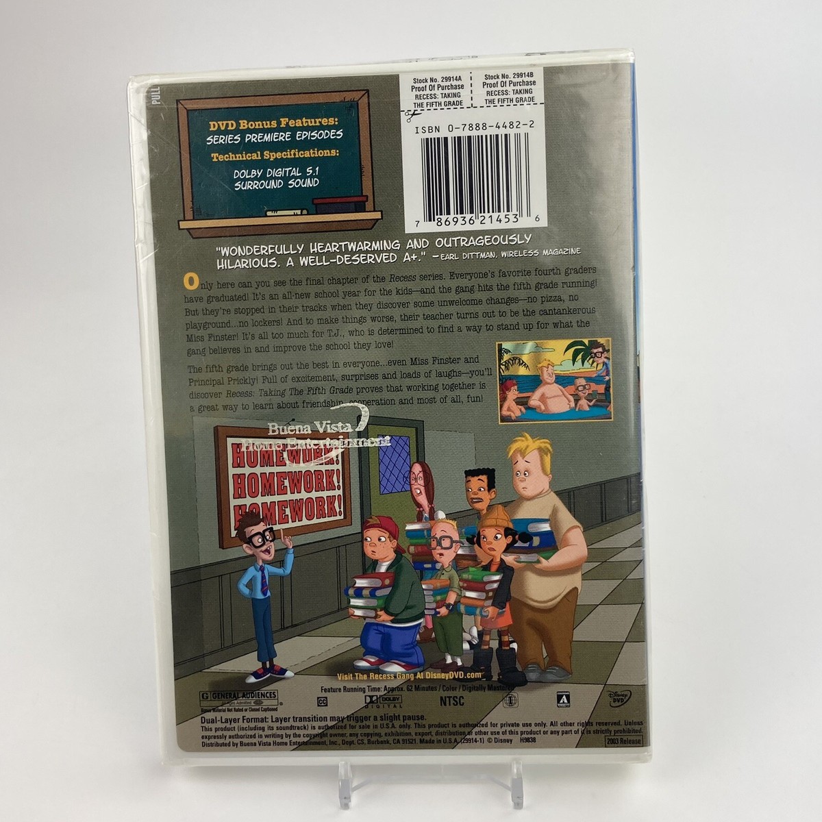 Recess Taking The Fifth Grade Vhs