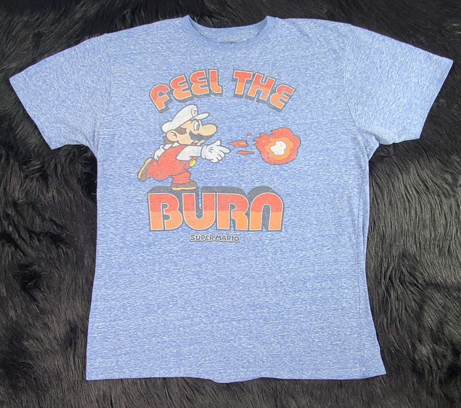Nintendo Mario - Feel the Burn Super Mario Bros T-Shi… - Gem