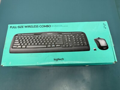 Logitech Full-Size Wireless Keyboard and Mouse Combo | eBay