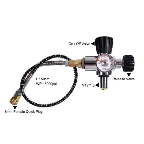 TUXING 4500psi Pcp Air Tank 2L/122ci Carbon Fiber Air Tank with Filling ...