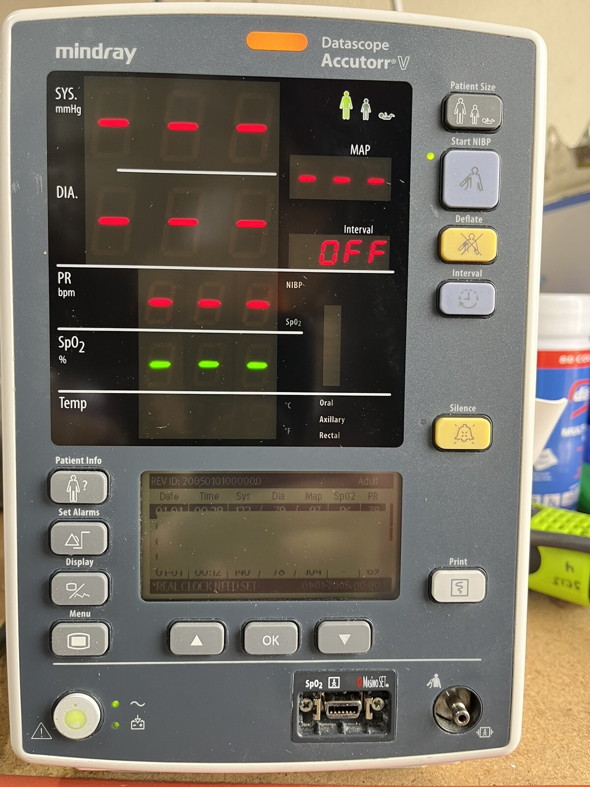 Mindray Medical Datascope Accutorr V Vital Signs Monitor | eBay