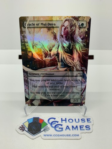 MTG - Oracle of Mul Daya Custom Fan Alt Art Full Altered Card Foil ...