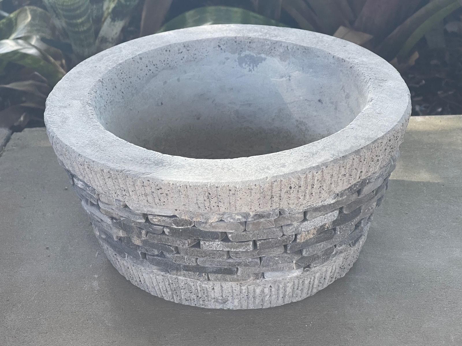 NEW Balinese Hand Crafted Marble Chip Pot - Balinese Pot - Bali Garden ...