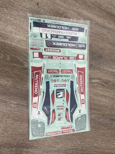 TAMIYA BUGGYRA EURO TRUCK OEM ORIGINAL DECAL SHEET STICKERS HOBBYWING ...