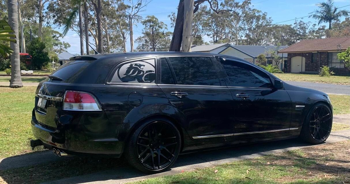 VF VE Commodore WAGON (Vinyl Stickers) Lion rear side window decals | eBay