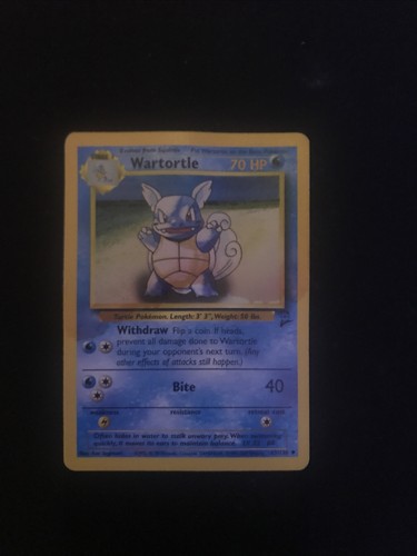 1995 Wartortle 63/130 Decent Condition Pokémon Card | eBay