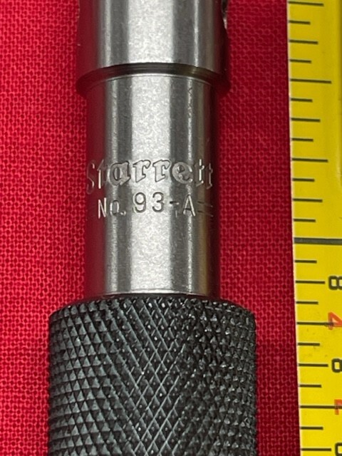 Starrett 93A T-Handle Tap Wrench 1/16-3/16" (1.6-4.7mm) Capacity Tap ...