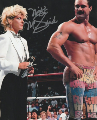 Mike McGuirk Autographed 8x10 WWE WWF Ring Announcer Rare Free Shipping ...