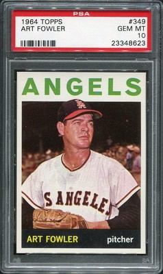 1964 Topps #349 Art Fowler Angels PSA 10 GEM-MT 23348623 | eBay