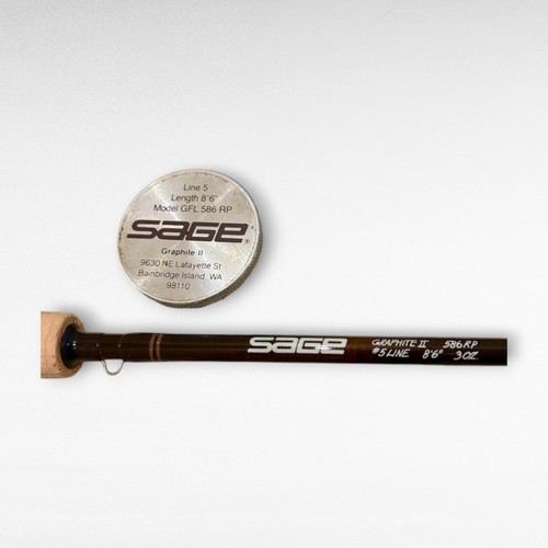 Sage Graphite II GFL586 RP 5'8" Fly Rod, Lightly Used, Excellent ...