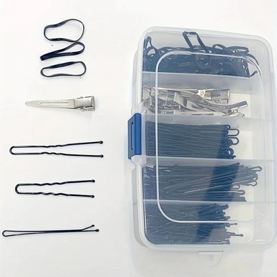 Plastic Plastic Hair Clips Storage Box Portable Plastic Storage Box ...