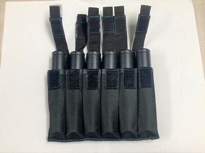 6 Reusable Airtight Adjustable Cigar Storage Carry Tubes & Belt Pouch ...