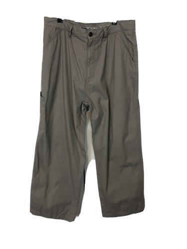 Hard Yakka Mens Size 97R Beige Cotton Wide Leg Pants Excellent ...