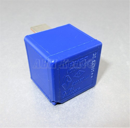 558-Renault (2009-2017) 4-Pin Blue Relay 8200337666 Tyco V23136-J4-X60 ...