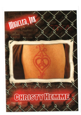 2008 TRISTAR TNA Impact! Wrestling Muscles Ink Christy Hemme #MI-7 Diva ...