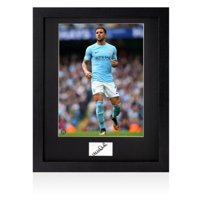 Framed Kyle Walker Signed Card - Manchester City Autograph | eBay UK