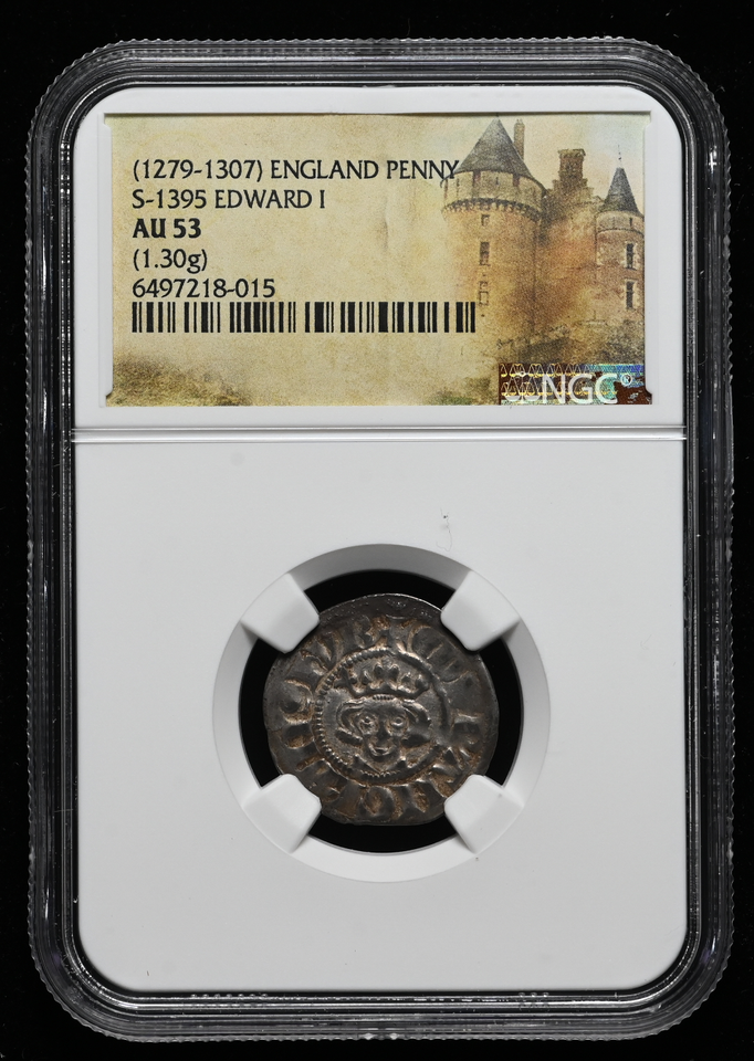 ENGLAND. Edward I Longshanks, 1272-1307. Silver Penny, London, S-1395 ...