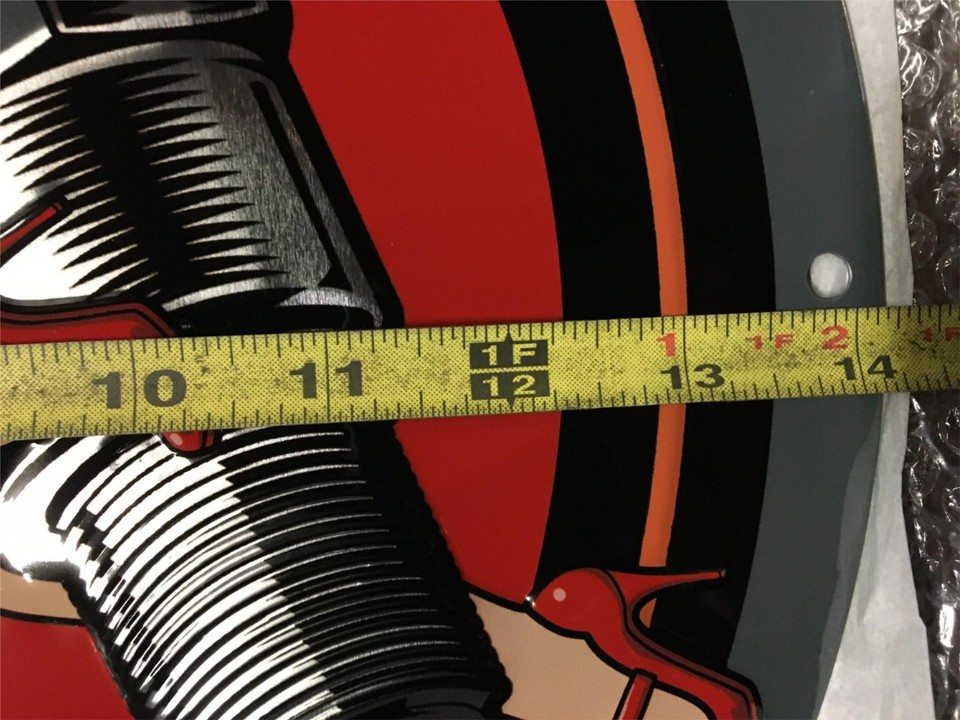 HARLEY DAVIDSON ANDE ROONEY METAL SIGN SPARK PLUG BABE - MAN CAVE ...