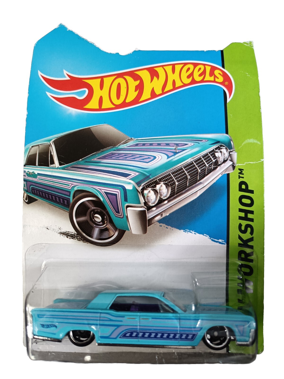 Hot Wheels 1964 Lincoln Continental Lowrider Blue 208/250 HW Workshop ...