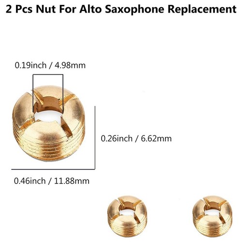 119Pcs/Set Alto Sax Saxophone Repair Parts Screws + Saxophone Sps Kit ...