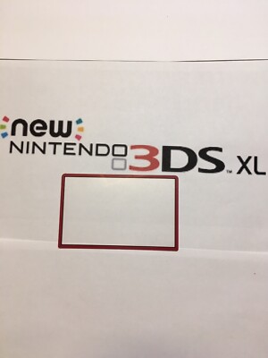 Nintendo New 3DS XL /LL Screen Cover LCD Lens Clear Part New Fit Great ...