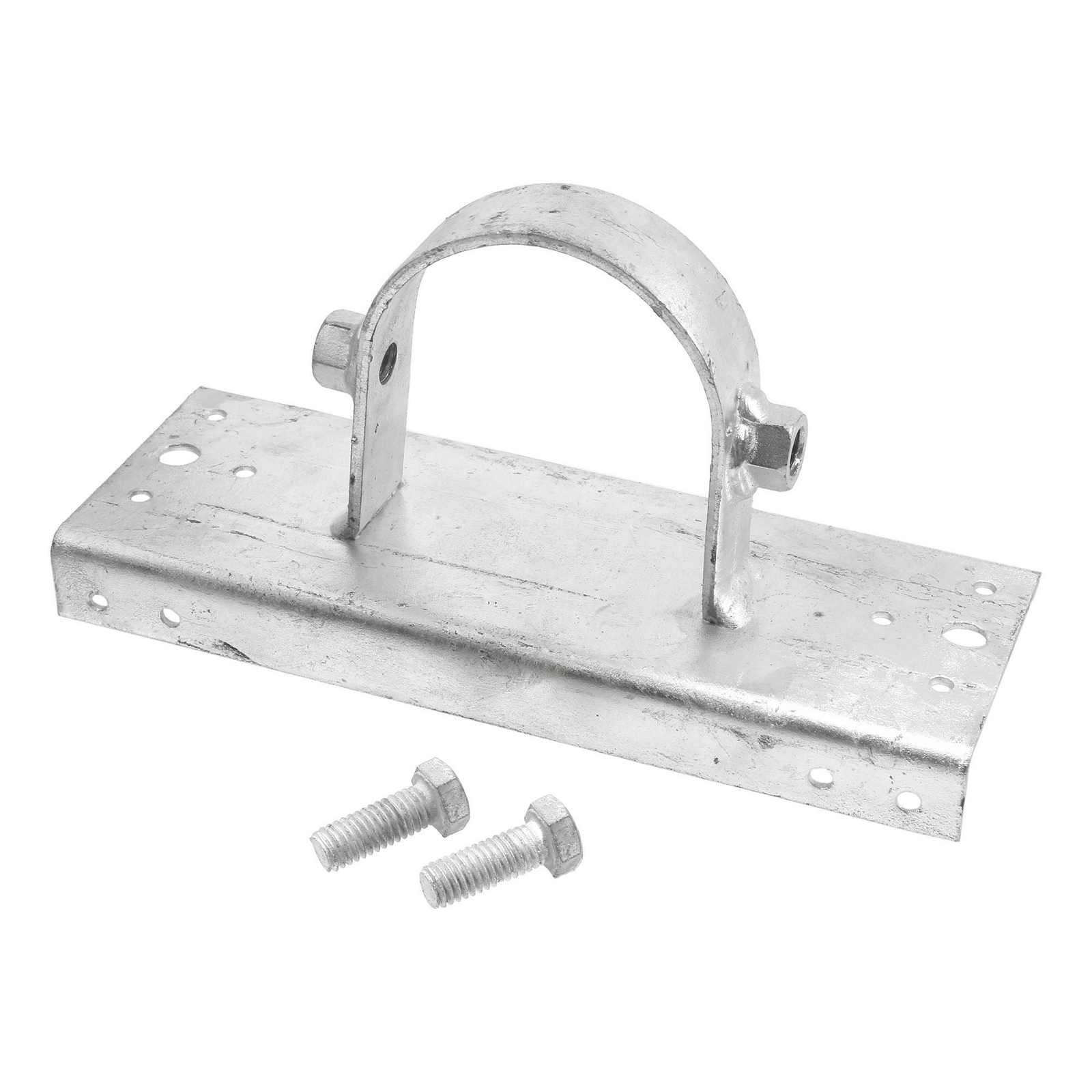 Chain Link Fence 3" [2 7/8" OD] x 8" Wood to Steel Post Adapters (Set ...