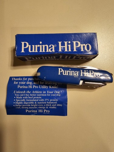 Vintage Purina Hi Pro Dog Foor Advertising Pocket Knife Multi Tool NIB ...