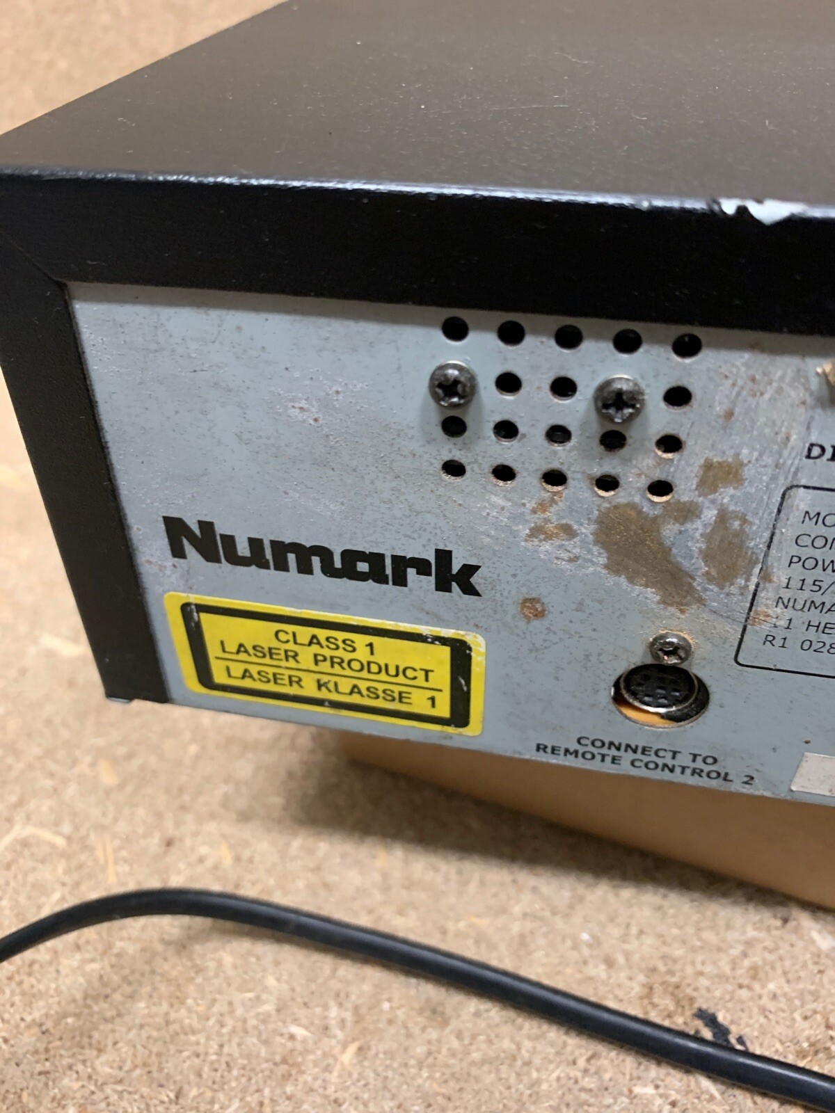 NUMARK CDN-34 Professional Dual Cd Player CDNA-32s Anti Shock Buffer ...