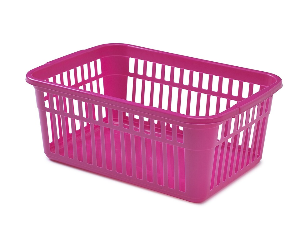 Set of 10 Plastic Handy Baskets School Office Kitchen Pharmacy Storage ...