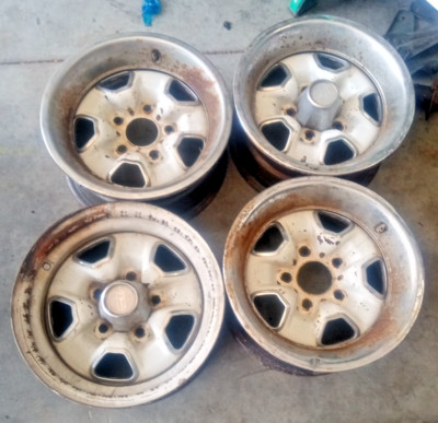 1970-72 Cutlass 442 SSII 14x7 Rally Wheels Rims Bolt On Cap With Trim ...