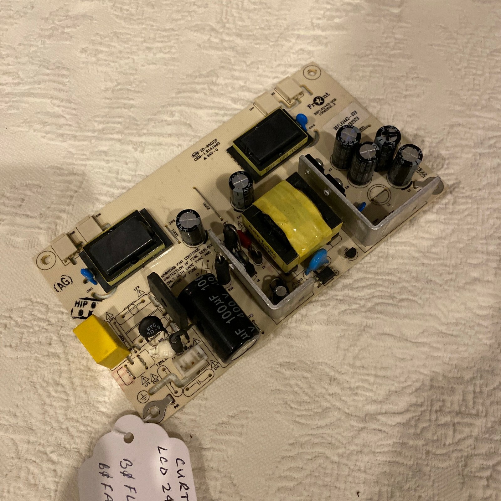 CURTIS BSFL#2442-00B POWER SUPPLY BOARD FOR LCD2425A AND OTHER MODELS ...
